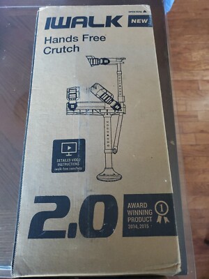 New Open Box iWALK 2.0 Hands Free Walking Knee Crutch 250 Lb Limit ...