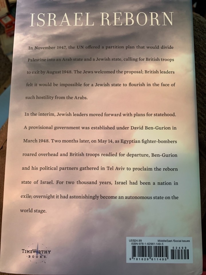 Israel Reborn: Seventy Years of Miracles by Mike Evans ( Hardcover with ...