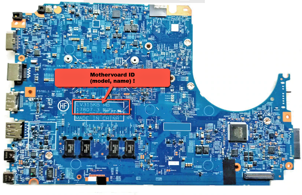 BIOS Chip for Lenovo ideapad V330-15ISK V330-15IKB For MB LV315KB 17807 ...