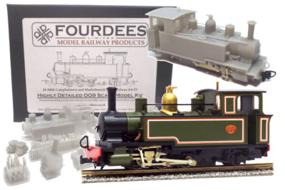 Fourdees Campbeltown & Machrihanish Loco 009 / OO9 Kit for Farish 08 ...