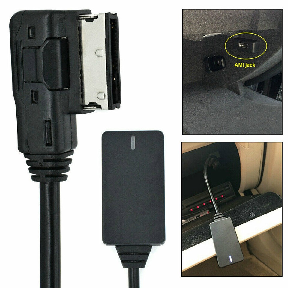 Bluetooth USB AUX Audio Cable Adapter Wireless Module For Audi A4 A5 A6 ...