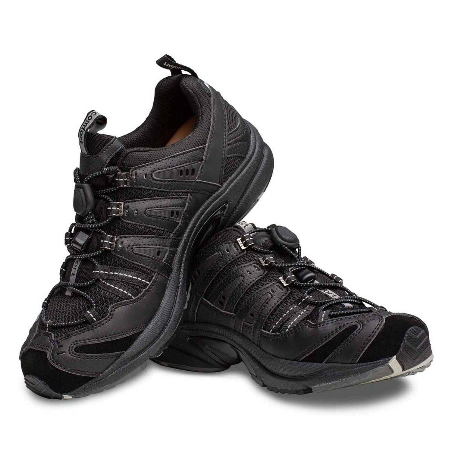 DR. COMFORT Performance Men's Therapeutic Athletic Shoe: Black/Black 10 ...