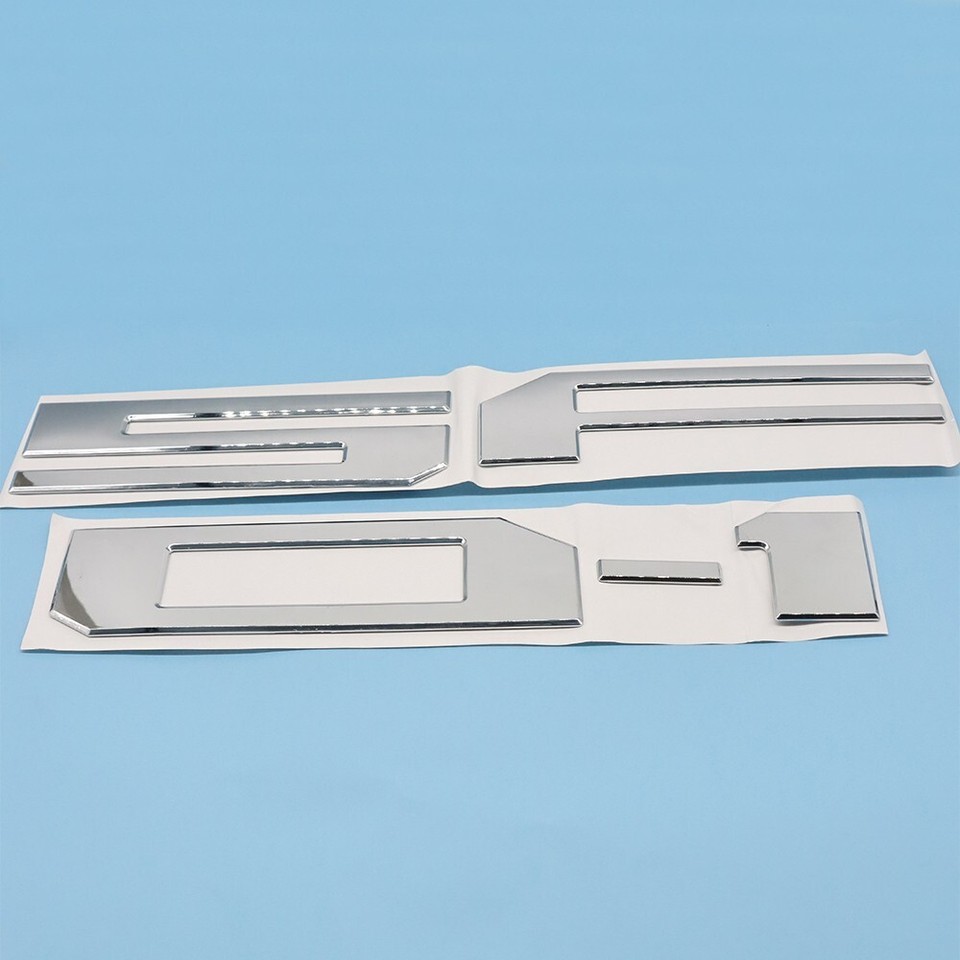 3D Raised Chrome Tailgate Inserts Letters Emblems for F-150 2018-2020 ...