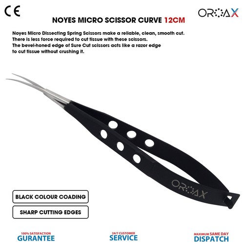 Dental Precision Microsurgical Micro-Scissors Surgical Dissection ...