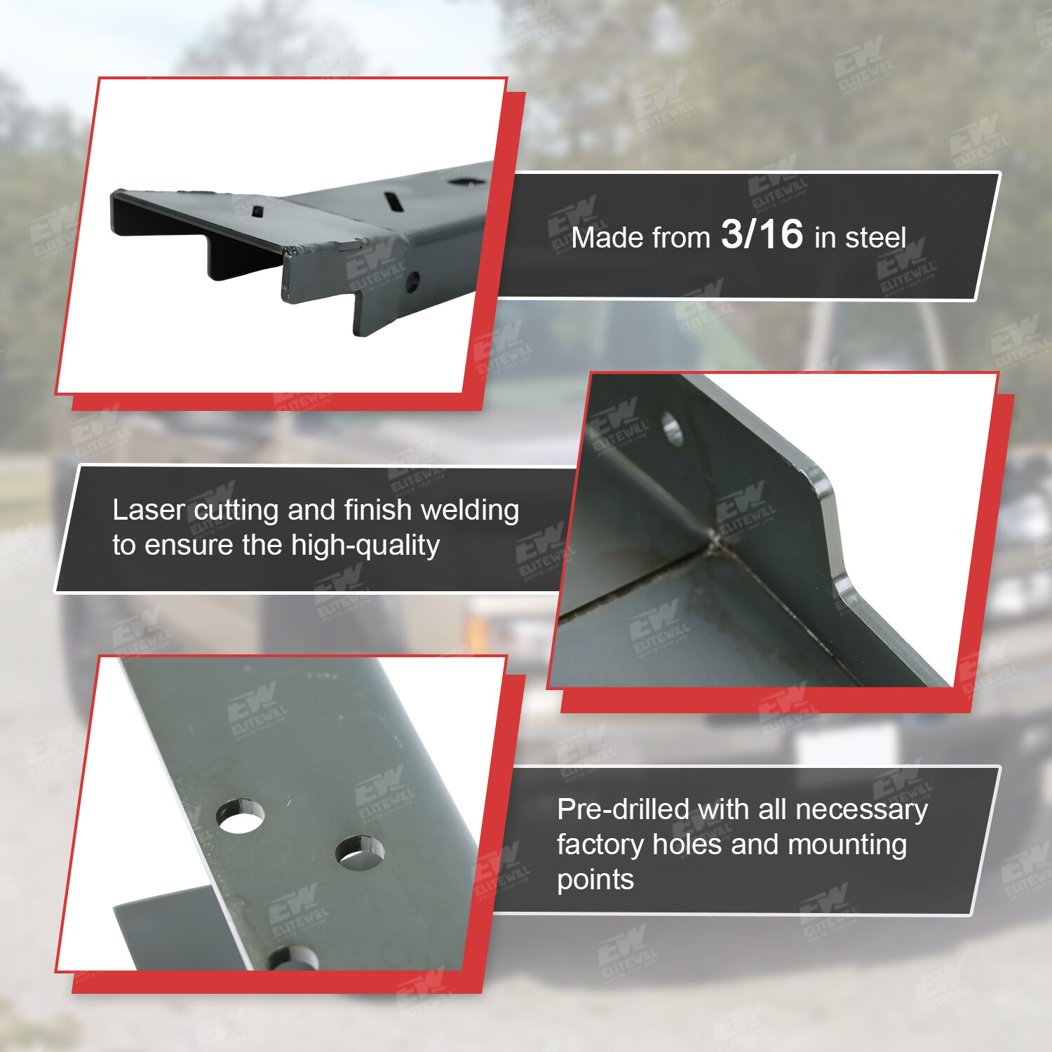 Rear Frame Repair Section for 1999-2006 Chevy Silverado &GMC Sierra ...
