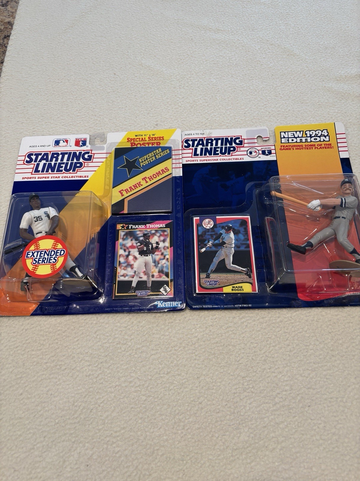 HUGE LOT OF 16 UNOPENED STARTING LINEUPS 1988-1994! ALL BASEBALL. ALL ...