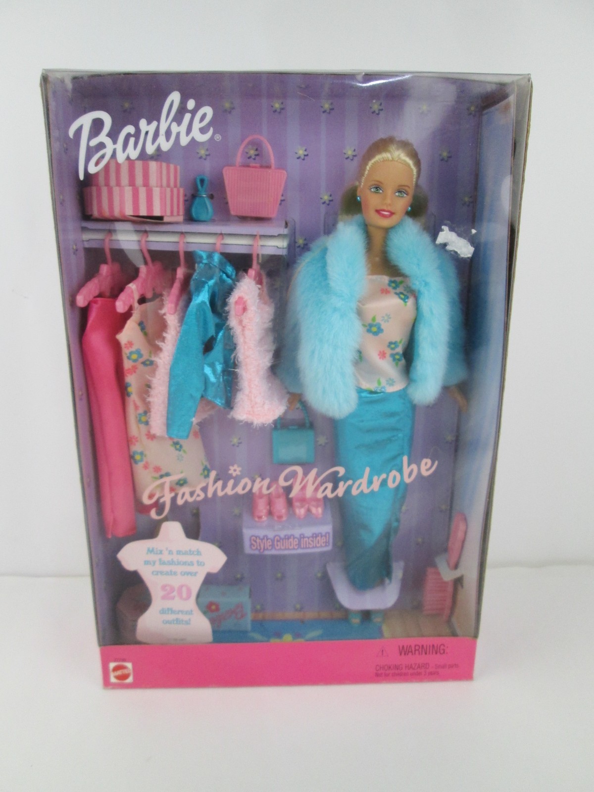 Barbie Fashion Wardrobe Doll Play Set 1999 Mattel 27788 for sale online ...