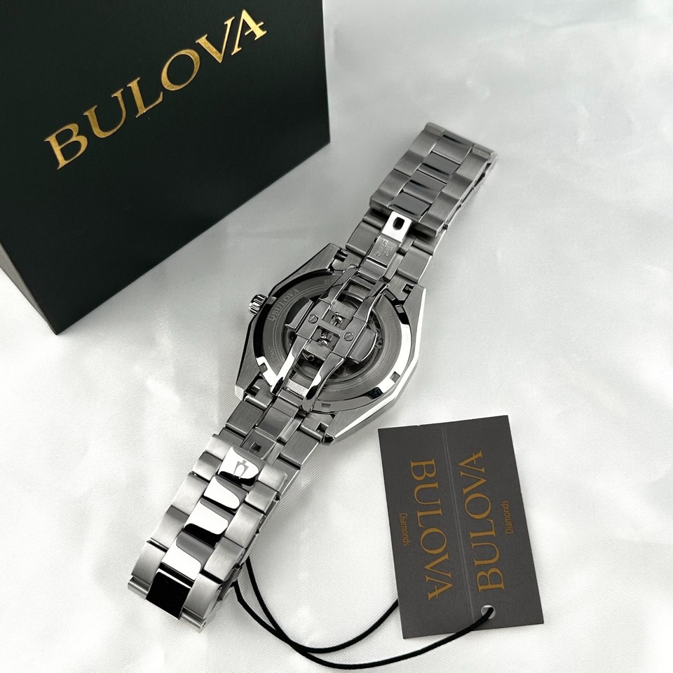 Bulova Classic Surveyor 96A270 black Dial Men's Automatic Watch 42mm | eBay