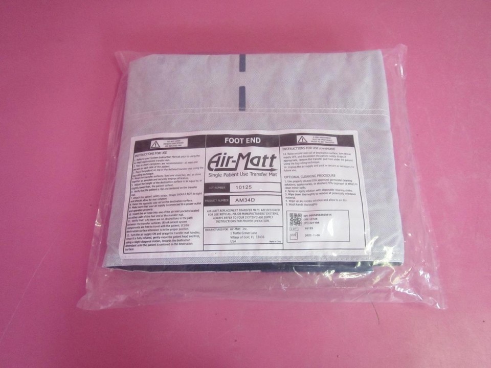 HoverTech HTAir 1 200-A Lateral Patient Transfer New Hovermatt Air ...