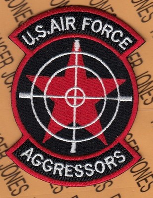 USAF US Air Force Aggressors RED FLAG OPFOR ~4" patch c/e | eBay