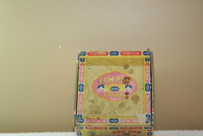 Vintage POM POM QUALITY CIGARS OPERA BOX FACTORY NO 110 DIST OF FLORIDA ...