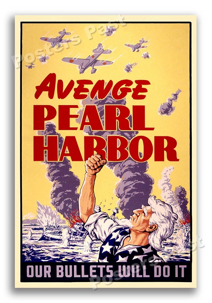 Cartazes De Propaganda Da Segunda Guerra Mundial Americana Pearl Harbor