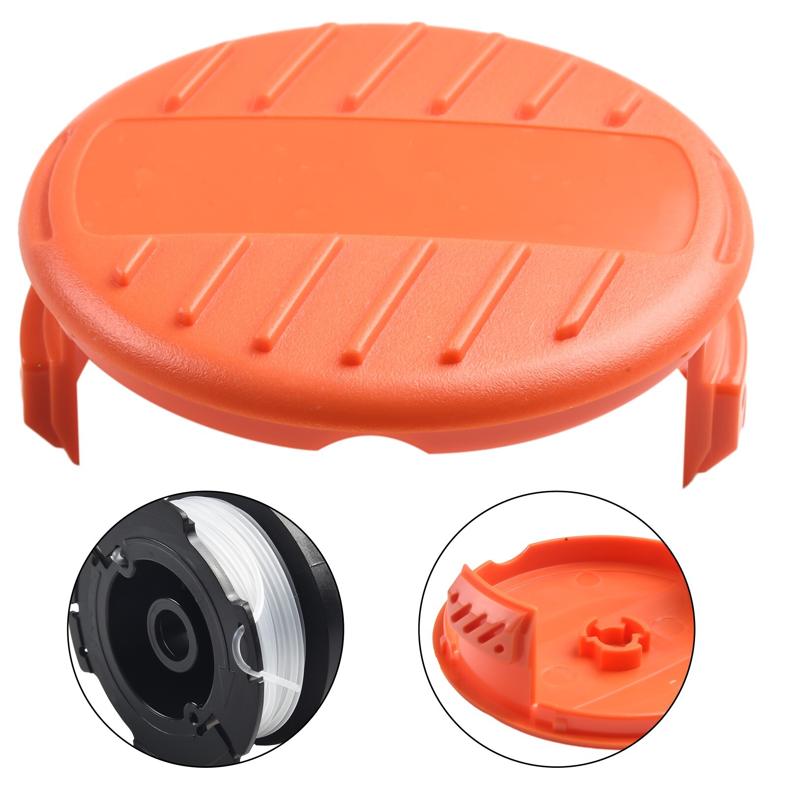 For Black Decker Trimmer Spool Cap Spring Bumper Replacement Pack GH500 ...