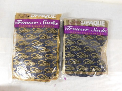 Silkies Opaque Trouser Socks Black NEW USA Made #091028 | eBay