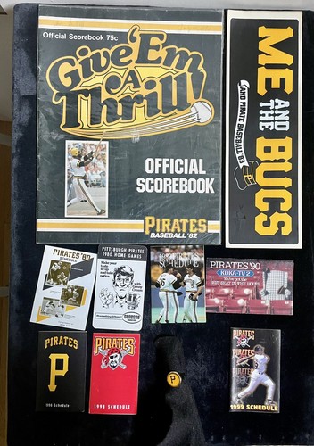 Pittsburgh Pirates MLB Memorabilia, Scorebook, Bumper Sticker, Ring ...