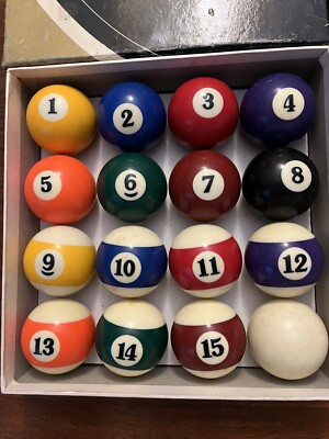Vintage Pro Series Premium Quality Royal Crown Billiard Balls | eBay
