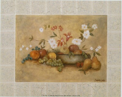 (8 x 10) Art Print DL0111 DEBRA LAKE Fruit Bowl | eBay