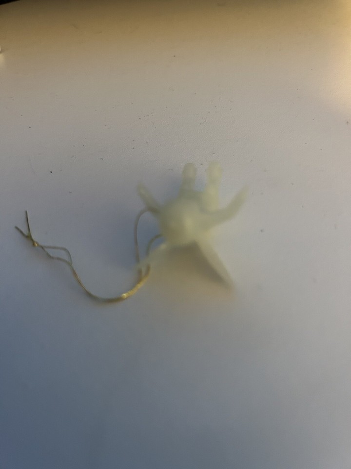 10 Vintage Cherub Baby Angel Ornaments Miniature Hard Plastic Glow in ...