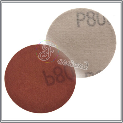 50mm 2 inch Sanding Discs Pads Sandpaper Orbital Hook & Loop Grit 40 80 ...