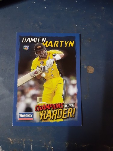 cricket card damien martyn weetbix set | eBay