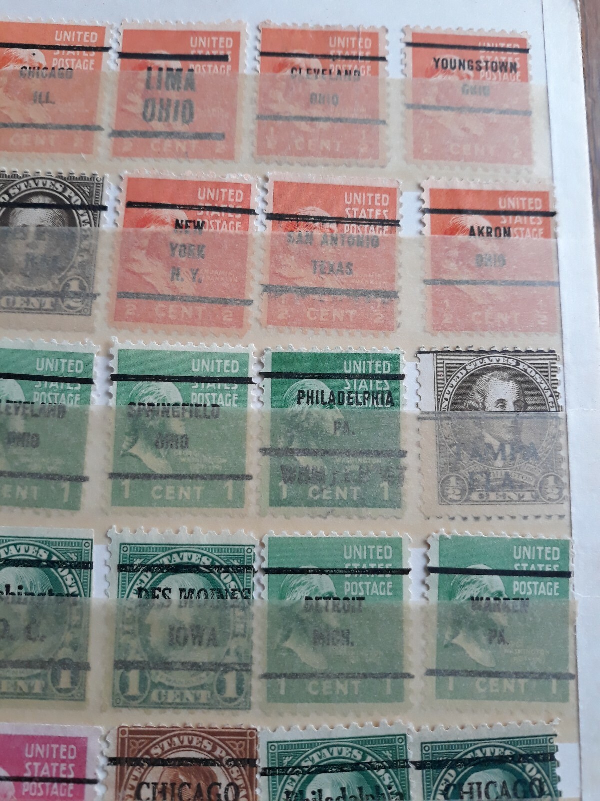 Lot Of 36 Old Precanceled Stamps | eBay