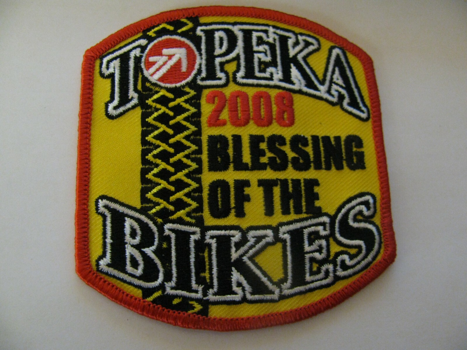 Motorcycle Patch Topeka Kansas KS Blessing of the Bikes NOS New Free ...