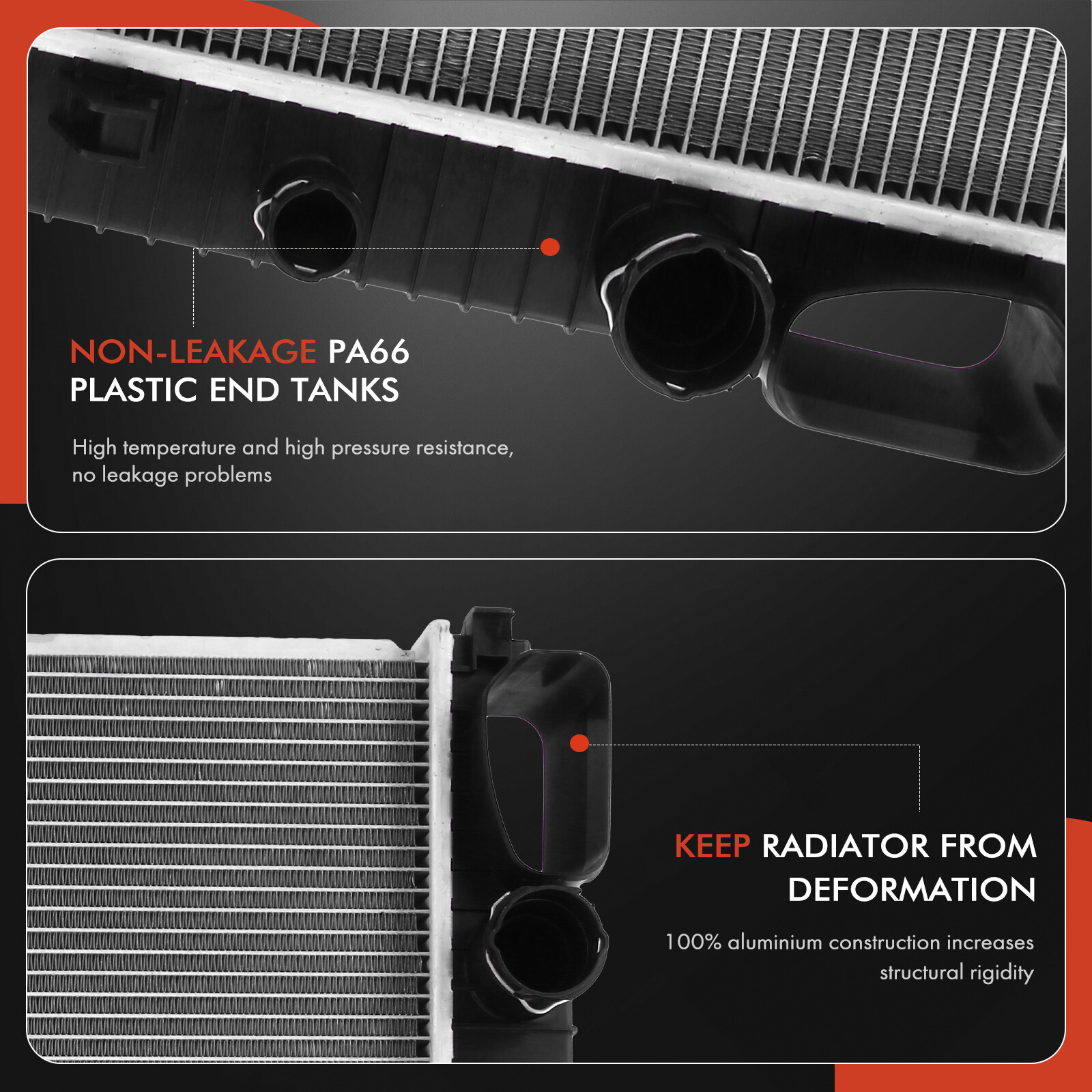 A-Premium Radiator w/ Trans Oil Cooler for Mercedes-Benz C219 CLS500 ...