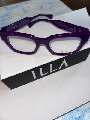 ILLA SERAFINA 53/22/135 EYEGLASSES FRAMES ONLY/ MADE IN ITALY WITH CASE ...