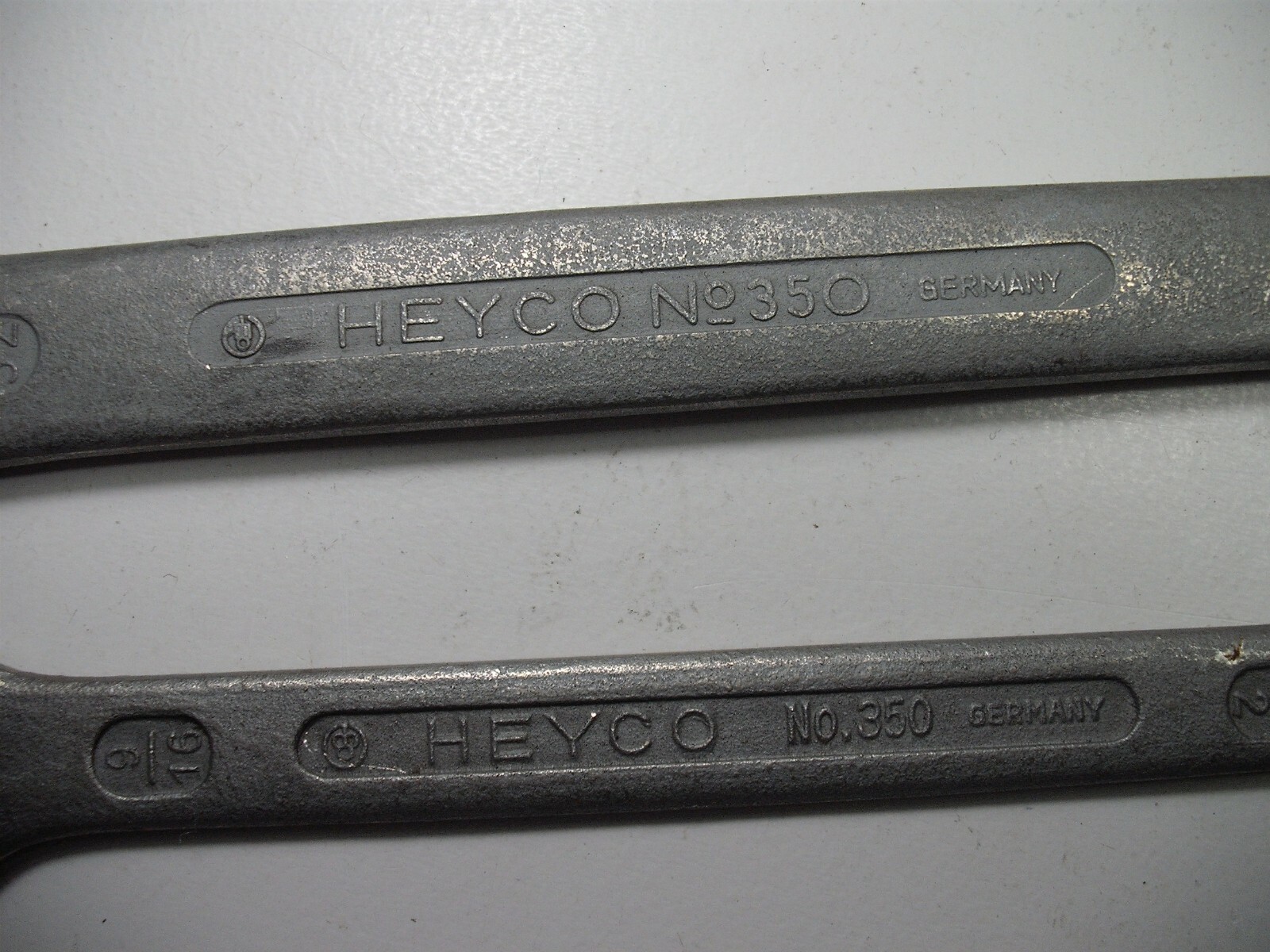 2x Vintage Heyco No.350 Double Open End Wrench Germany for sale online ...