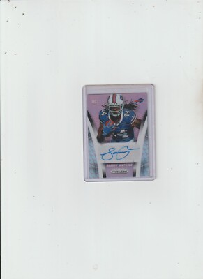 SAMMY WATKINS 2014 PRIZM FOOTBALL PURPLE PRIZM AUTOGRAPH CARD SERIAL #1 ...