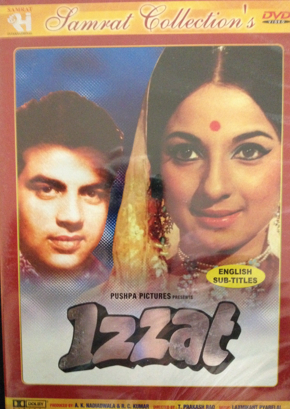 Izzat, DVD, Samrat Collections, Hindu Language, English Subtitles, New ...