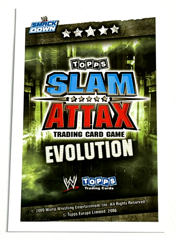 2009 WWE Topps Slam Attax Evolution TCG #008 CM PUNK Champion Smack ...