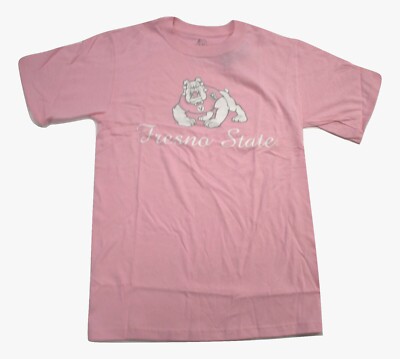 J. America Mens NCAA Fresno State Bulldogs Pink Shirt NWT S, M, L, XL ...