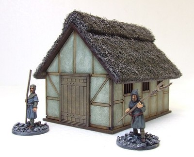 DARK AGE HOUSE - 28mm MDF BUILDING FULLY ASSEMBLED + PAINTED | eBay UK