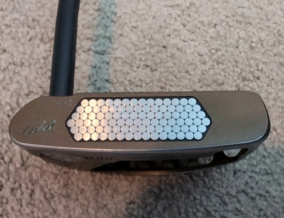 Custom Left Handed Edel Golf E-1 Torque Balanced Putter Gold w/ Black ...