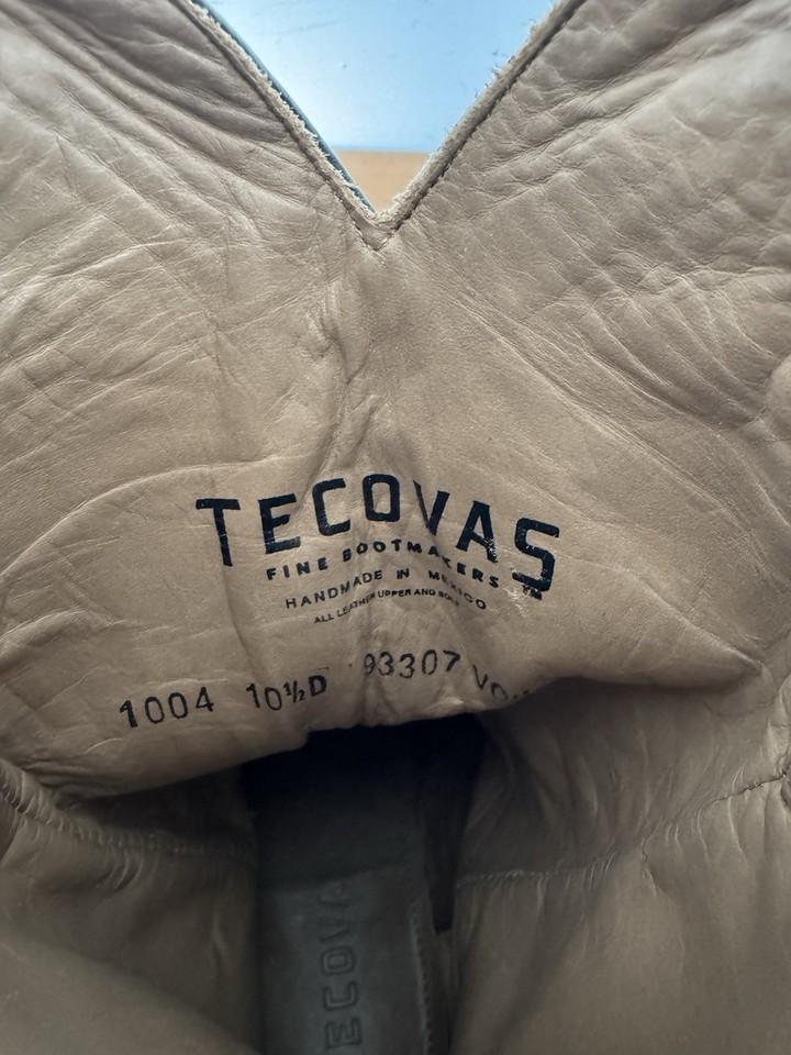 Tecovas Men's The Dillon Leather Cowboy Boots Midnight Caiman Black 10. ...