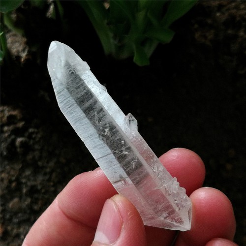 18g 64mm Rare Double End Lemurian Quartz Natural Clear Quartz Crystal ...