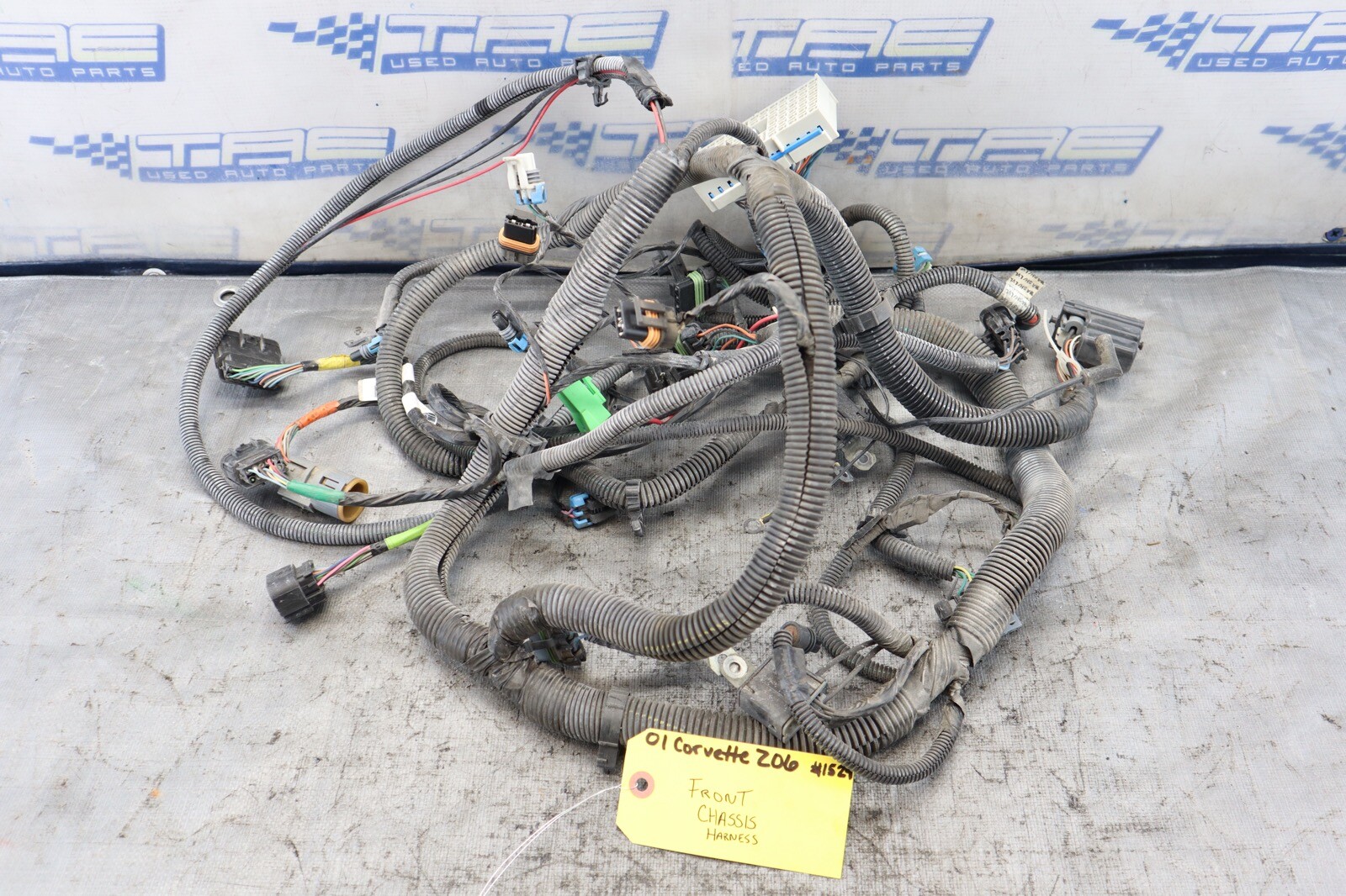 2001 CHEVROLET CORVETTE Z06 C5 LS6 5.7L OEM FRONT CHASSIS WIRING ...