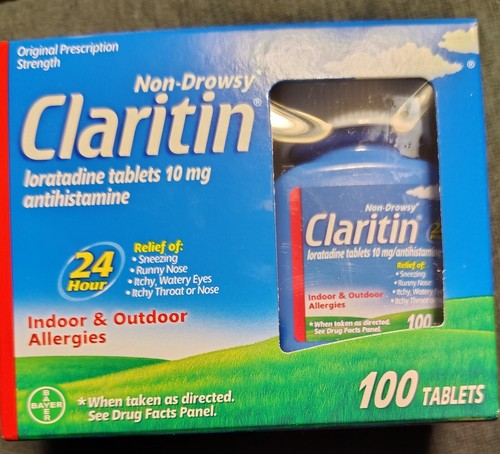 Claritin AR11 24hr Non-drowsy Allergy Medicine Tablets Loratadine 10mg ...