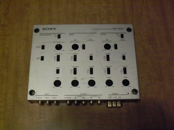 Sony XEC 1000 Electronic Crossover for sale online | eBay
