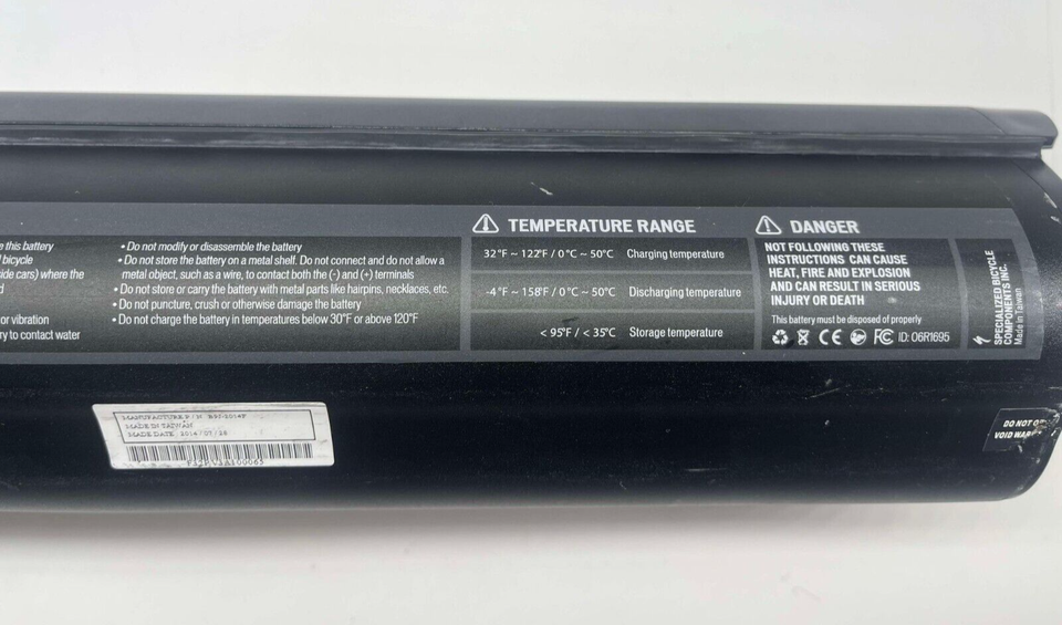 Specialized Turbo Li-Ion Battery 36V 13Ah/468Wh SBC-B03 - No key | eBay