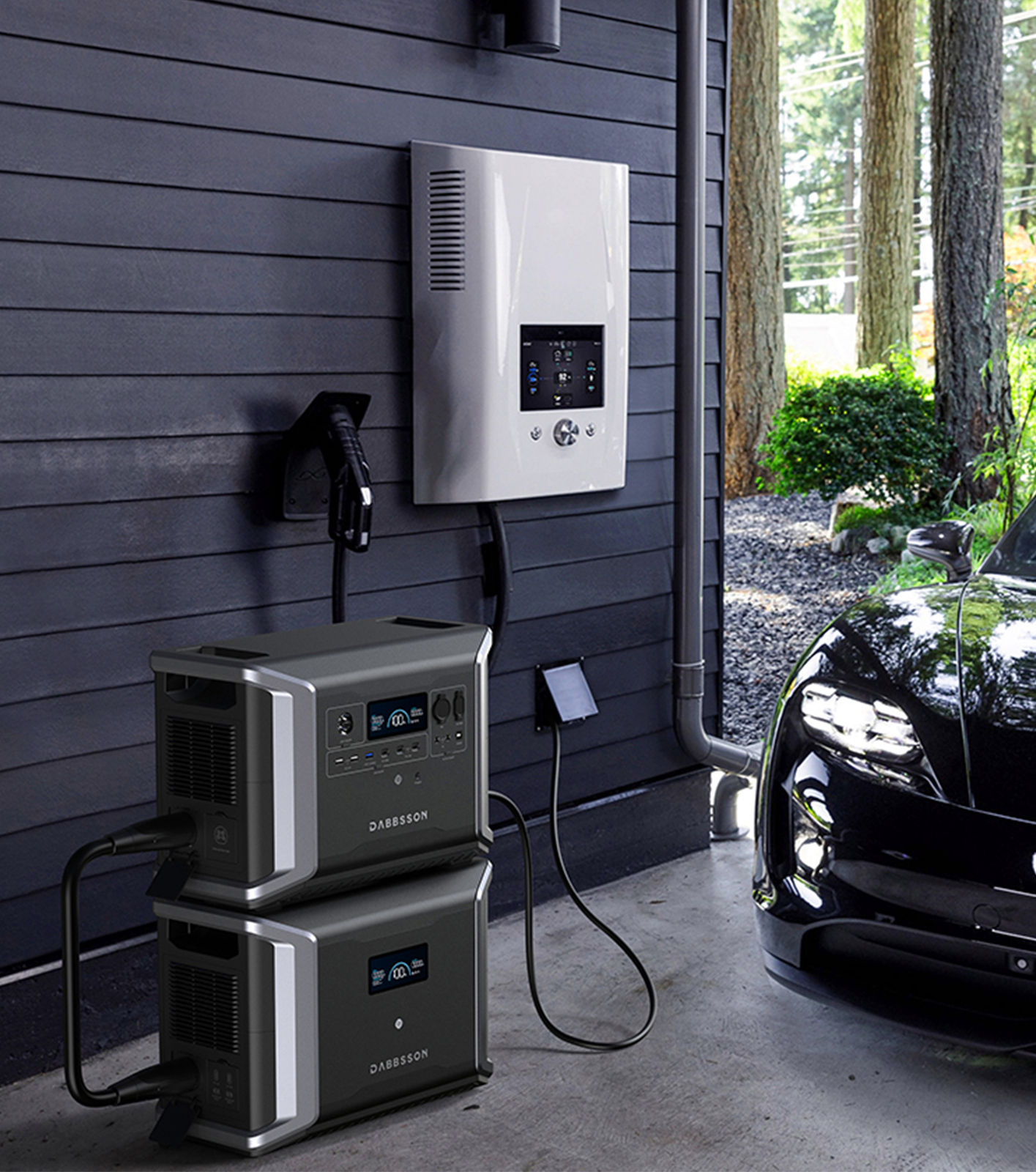 Dabbsson DBS2300 2200W Ultra-portable Power Station Generator+120W ...