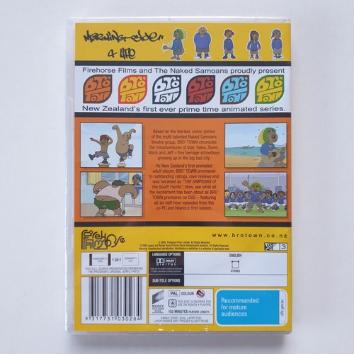 Bro Town Season 1 (DVD, 2005) PAL Region 4 (Complete First Season) NEW ...