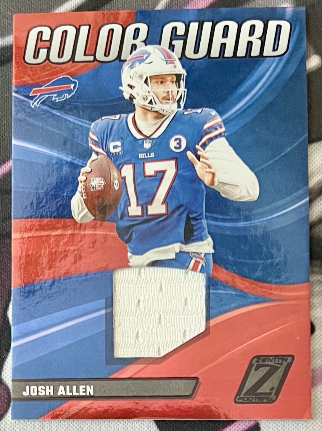 2023 Panini Zenith Josh Allen Color Guard Patch #CG-3 Buffalo Bills | eBay