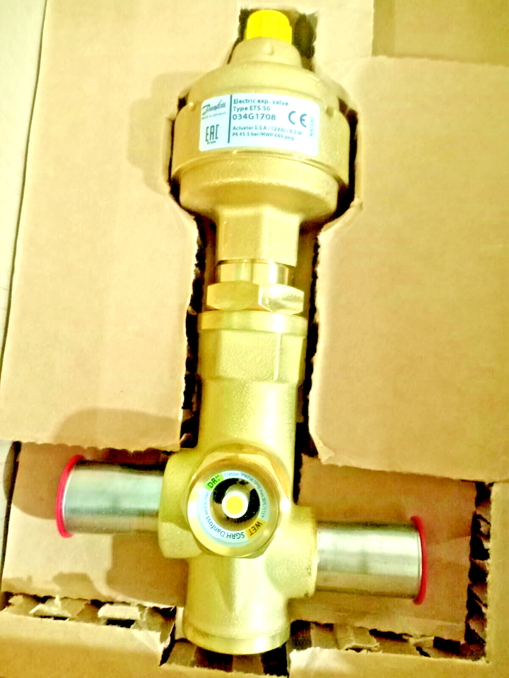 1PC-Danfoss ETS50 034G1708 Electric Expansion Valve ETS 50 7/8in x 7 ...