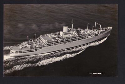 vintage Orient Line SS Oronsay ship photo postcard | eBay