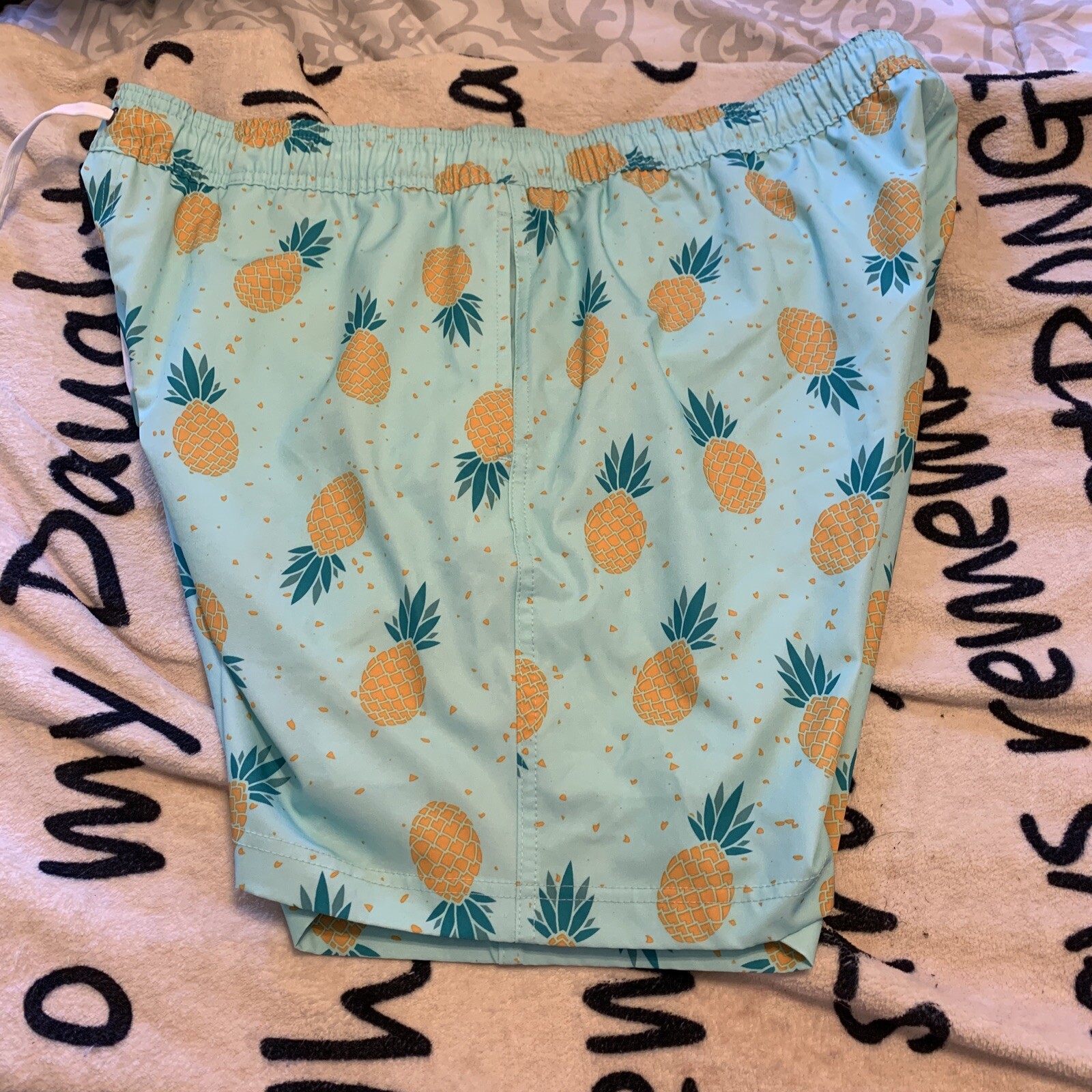 Member's Mark Resort Mesh Swim Trunks Turquoise Pinea… - Gem