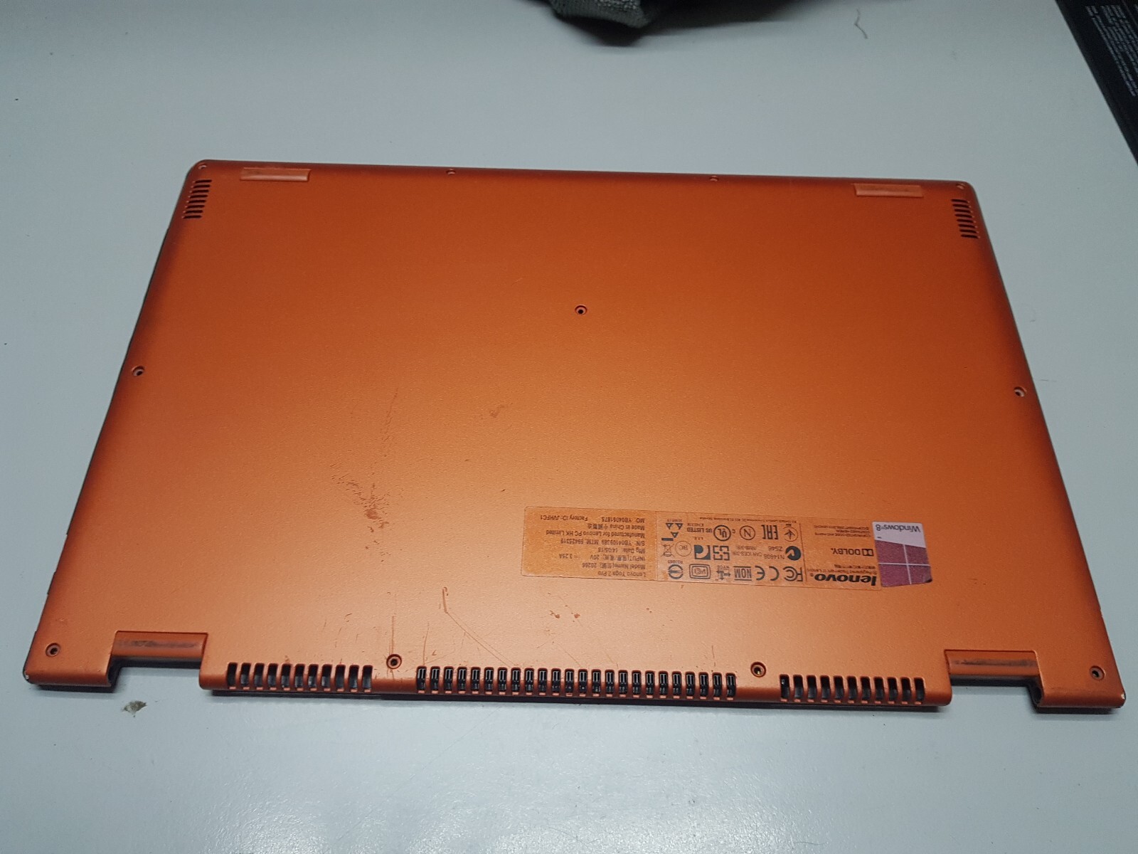 Lenovo Yoga 2 Pro 20266 being scrapped - Bottom back case cover | eBay