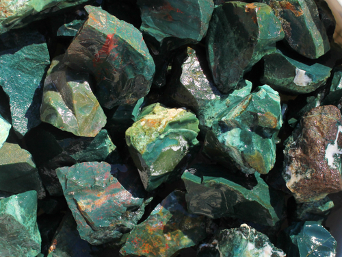 Green Bloodstone - Rough Rocks for Tumbling - Bulk Wholesale options | eBay