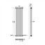 Horizontal Vertical Traditional Cast Iron Style Column Vintage Rads ...